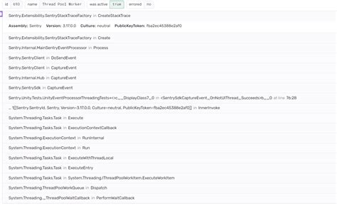 stack trace in task run look weird · issue 845 · getsentry sentry unity · github