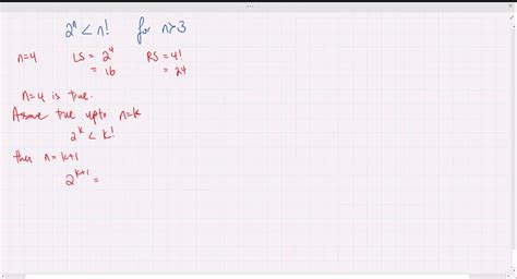 solved prove that 2 n