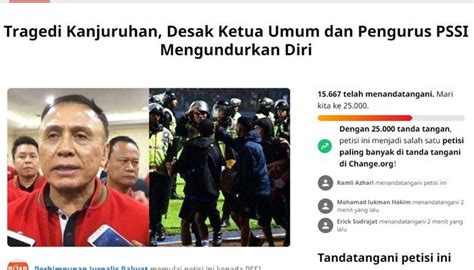 Lebih Dari 15 Ribu Orang Tanda Tangan Petisi Iwan Bule Mundur Dari