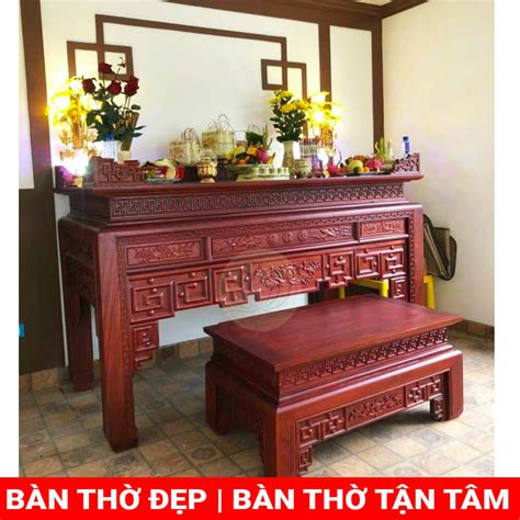 101 mẫu Bàn Thờ Phật đẹp tại gia và nguyên tắc lập Bàn thờ Tận Tâm