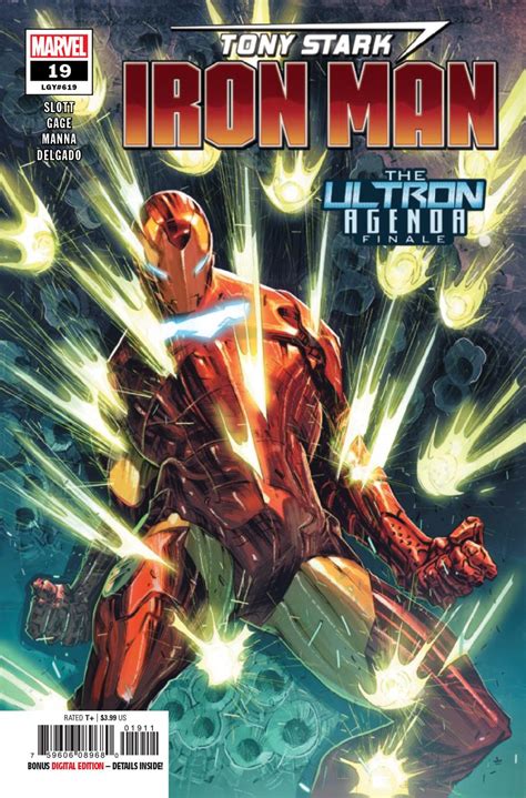 Tony Stark Iron Man 19 Cover A 1st Ptg Regular Alexander Lozano Cover
