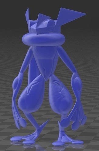 Greninja 3D Model 3D Printable CGTrader