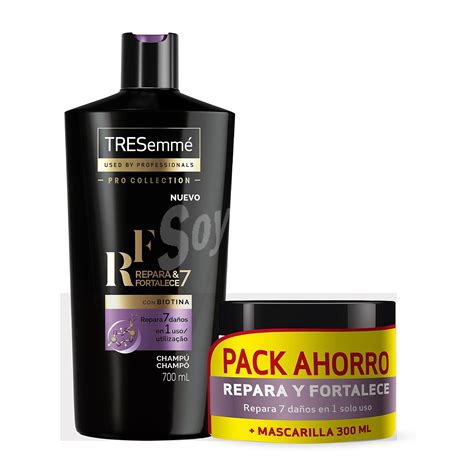 Tresemm Pack Repara Y Fortalece En Champ Mascarilla Ml Ml