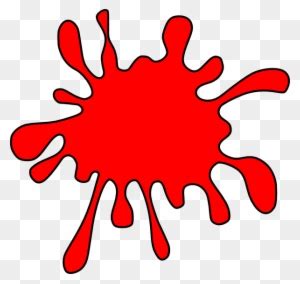 Small Red Paint Splatter Clip Art Free Transparent PNG Clipart