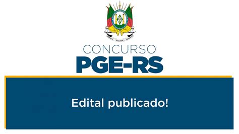 Concurso PGERS Edital Publicado Rico Domingues