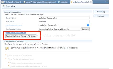 碰到错误Could not load the Tomcat server configuration at Servers