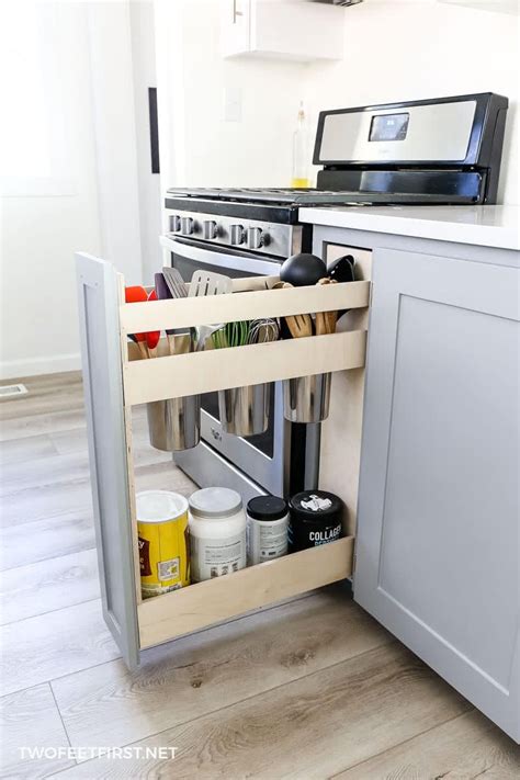How To Make Pull Out Drawers For Kitchen Cabinets