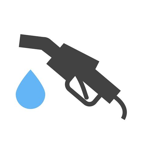 Petrol Glyph Blue And Black Icon 10894321 Vector Art At Vecteezy