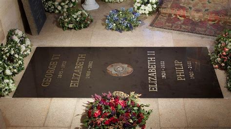 Queen Elizabeth II Erstes Bild des Grabsteins veröffentlicht