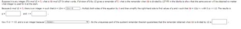 answered suppose b is any integer if b mod 12 … bartleby
