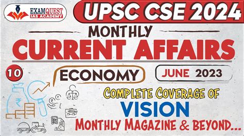 Vision Ias Monthly Magazine Beyond Economy Current Affairs For