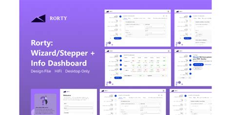 Rorty Wizzard Stepper Form Ui Design Community Figma
