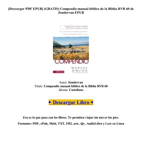 Gratis Descargar Compendio manual bíblico de la Biblia RVR 60 de
