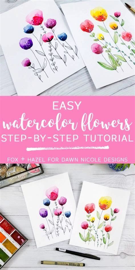 Step By Step Watercolour Painting Tutorials For Beginners Page