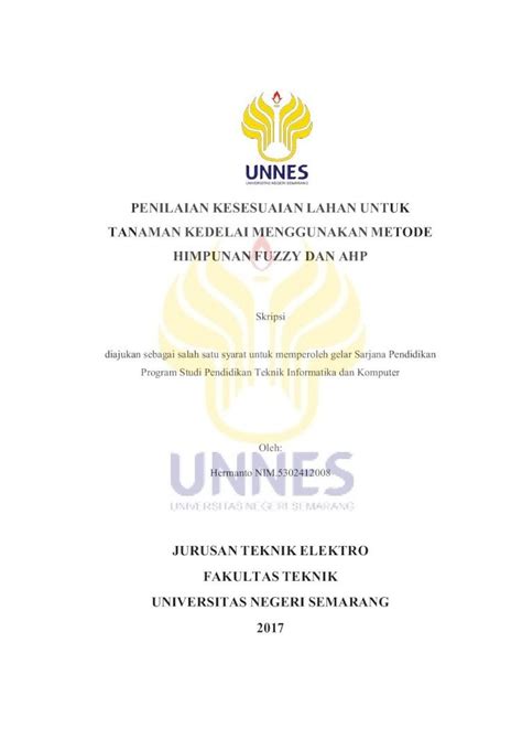 PDF PENILAIAN KESESUAIAN LAHAN UNTUK TANAMAN KEDELAI HIMPUNAN