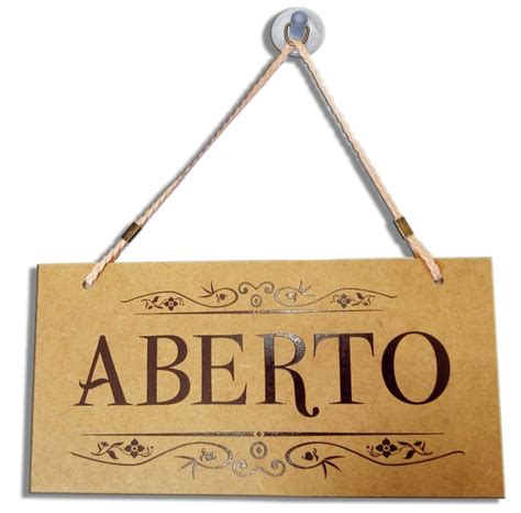 Kit Placas Aberto Fechado Volto Logo X Cm Mdf Mm Elo