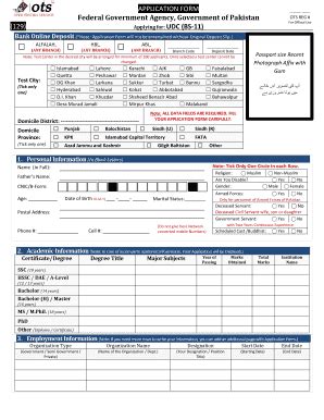 Udc Application Form Fill Online Printable Fillable Blank PdfFiller
