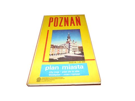 Poznań Stary Plan Miasta Niska cena na Allegro pl