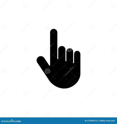 Hand Cursor Icon Cursor Icon Hand Cursor Icon Clik Stock Vector