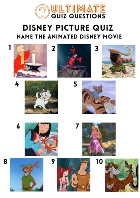 Ultimate Disney Picture Quiz 30 Questions And Answers 2024 Quiz