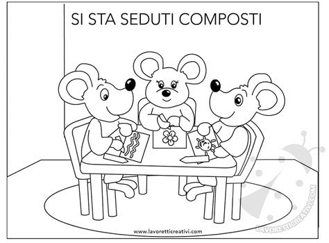 Regole Scuola Schede Accoglienza Infanzia Maestra Comportamento