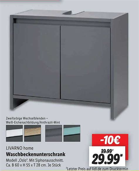 Livarno Home Waschbeckenunterschrank Angebot Bei Lidl 1Prospekte De