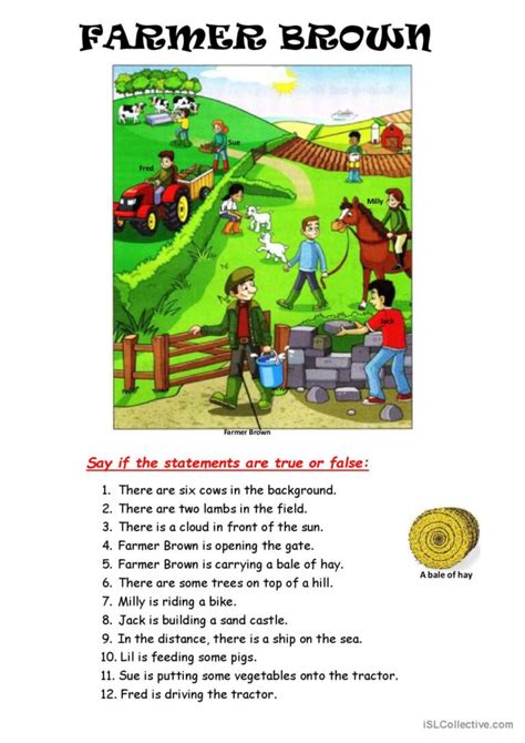 Picture Description True Or False Ex Fran Ais Fle Fiches Pedagogiques