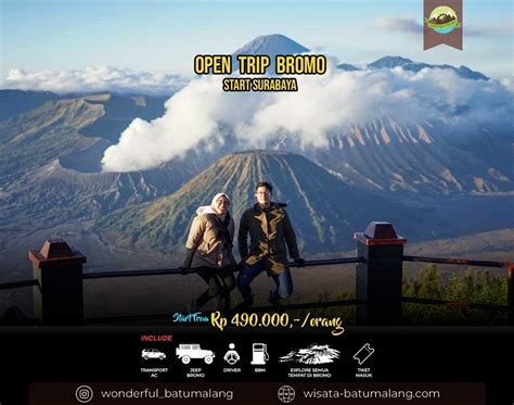 Open Trip Bromo Start Surabaya 2024 Paket Wisata Malang Paket
