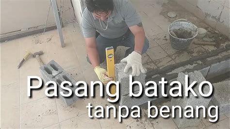 Cara Pasang Batako Cepat Dan Mudah Tanpa Benang Tki Arab Saudi YouTube