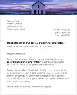 La R Siliation D Un Contrat D Assurance Emprunteur