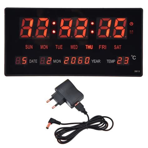 Mad Horloge Murale Num Rique Led Horloge Murale Num Rique Led Horloge
