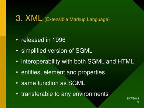 markup languages gilok choi 9 17 ppt download