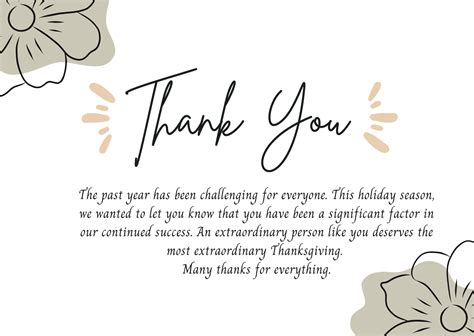 Thanksgiving Card Messages For Employees Mufi Tabina