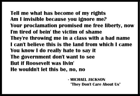 Michael Jackson They Don T Care About Us Michael Jackson Official Site