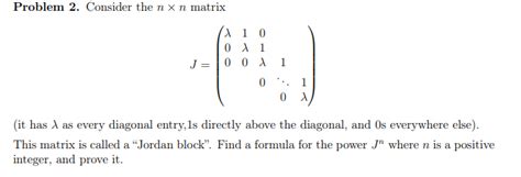 solved problem 2 consider the nxn matrix 10 0 1 j 0 0 0