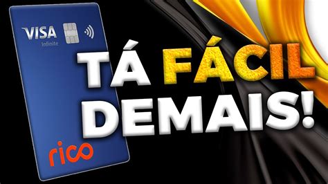 Cartão RICO Visa Infinite Como Funciona É o Cartão Black mais Fácil