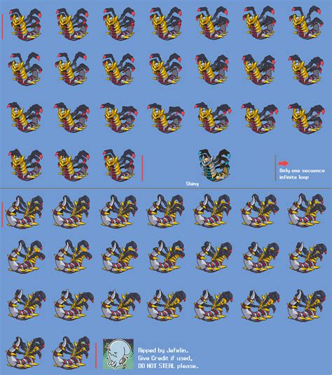 Giratina Sprite Sheet