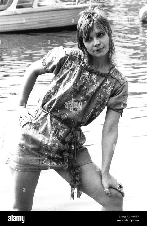 Actress Katy Manning 1970 Played Doctor Who Companion Jo Grant Stock