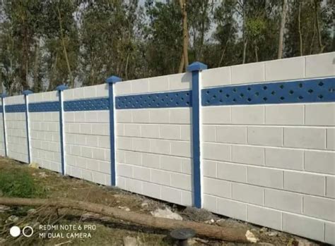 Modular 45 Mm Rcc Readymade Compound Wall For CoMmercial Thickness 2