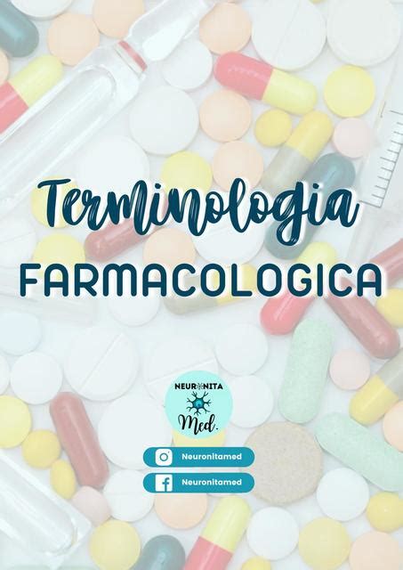 Terminolog A Farmacol Gica Neuronitamed Udocz