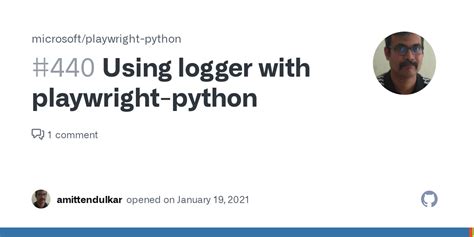 using logger with playwright python · issue 440 · microsoft playwright python · github