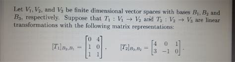 solved let v1 v2 and v3 be finite dimensional vector