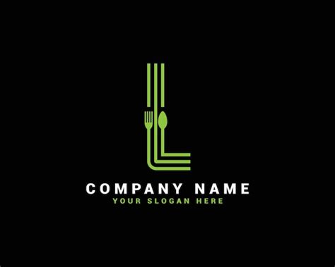 Logotipo De La Letra L Logotipo De La Letra L De Alimentos Logotipo