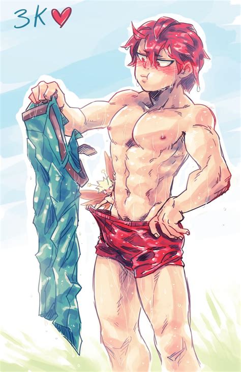 Post Eijirou Kirishima Katsuki Bakugo My Hero Academia Syblatortue