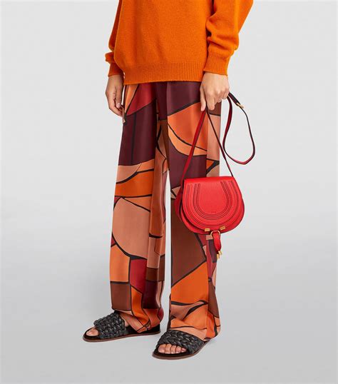 Chloé Small Leather Marcie Saddle Bag Harrods US