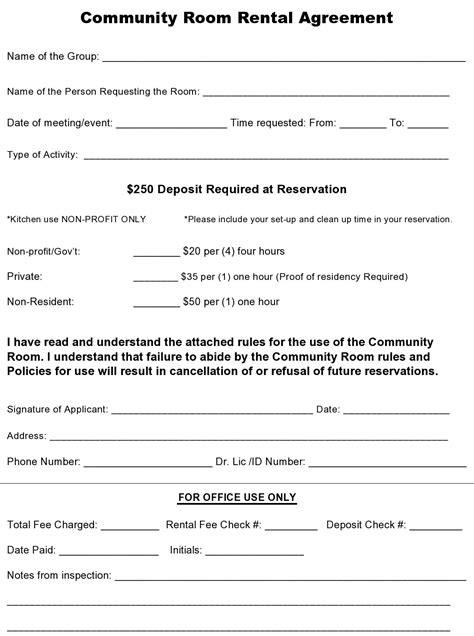 Free Printable Room Rental Agreement Forms Printable Forms Free Online