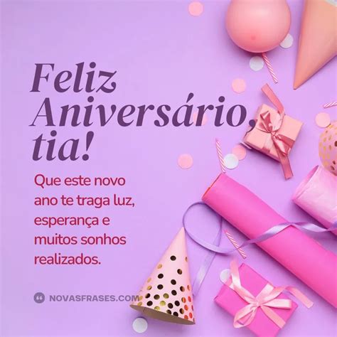 30 frases de feliz aniversário para tia