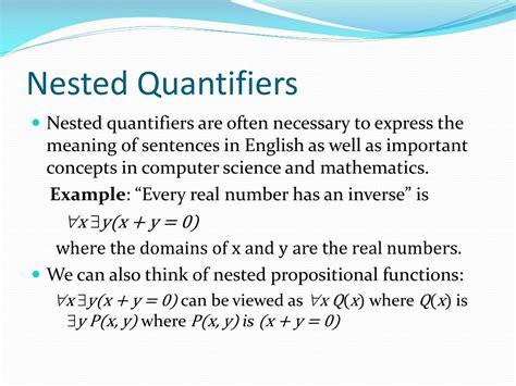 ppt nested quantifiers powerpoint presentation free download id 6307609