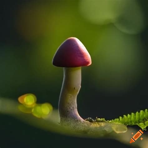 Close Up Of A Mushroom Shaped Tree Bud On Craiyon