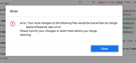 Improve Handling Merges With Uncommitted Changes In The Working